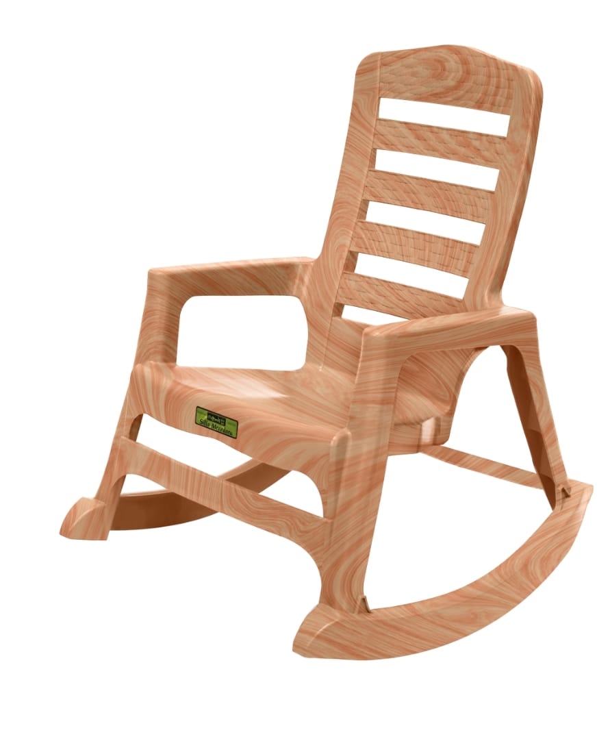 Sillón Mecedor color beige Mecedora en PVC – IB STORE