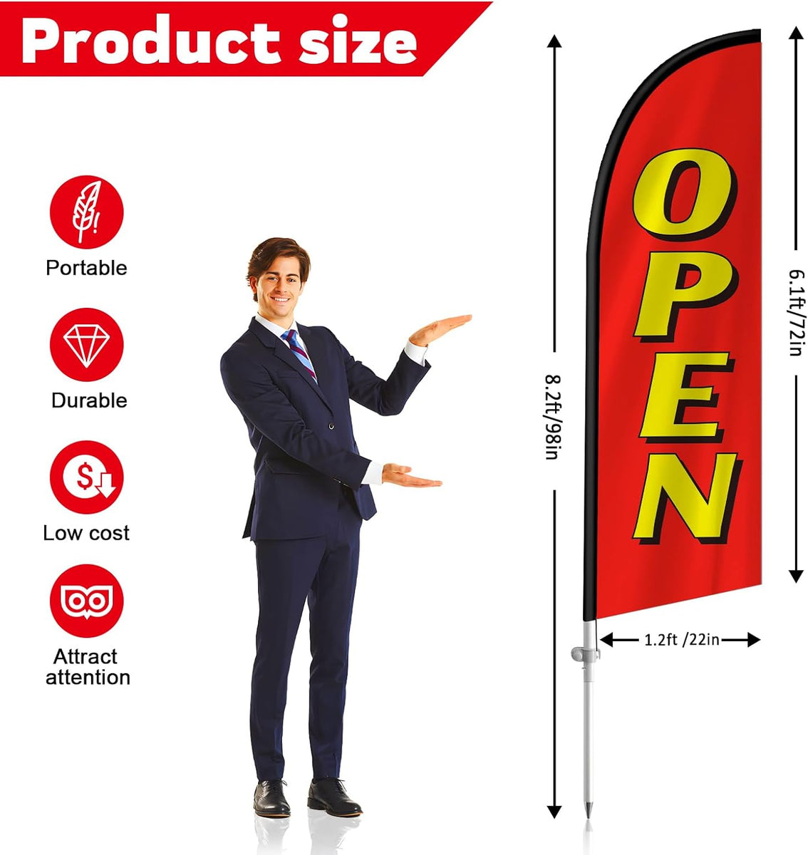 Bandera Open 6' – IB STORE