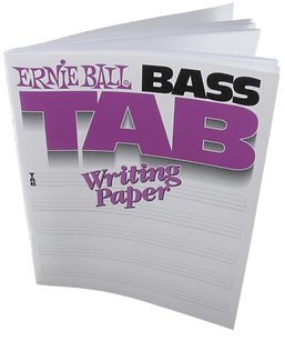 Libreta de Música Ernie Ball Bass Tab – IB STORE